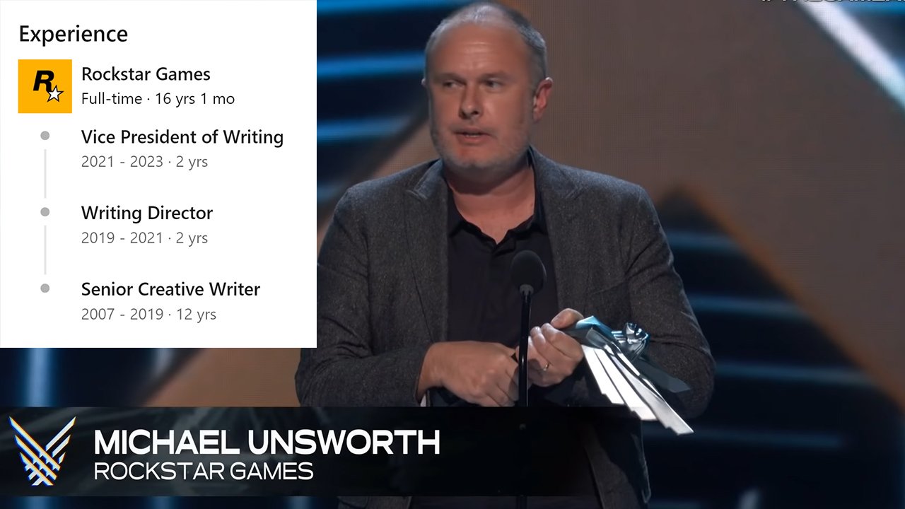 Rockstar Games Senior Writer Michael Unsworth Leaves After 16 Year ...