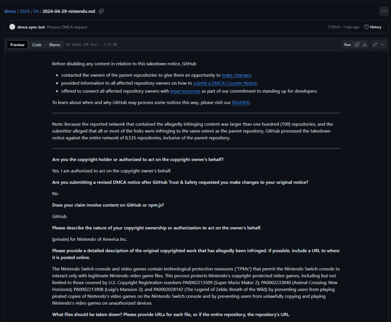Nintendo Initiates DMCA Takedown of Yuzu Emulator GitHub Repositories ...