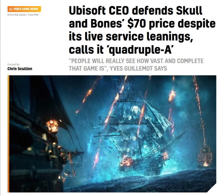 Ubisoft Silently Releases "AAAA" Skull and Bones on Steam With a 60% ...